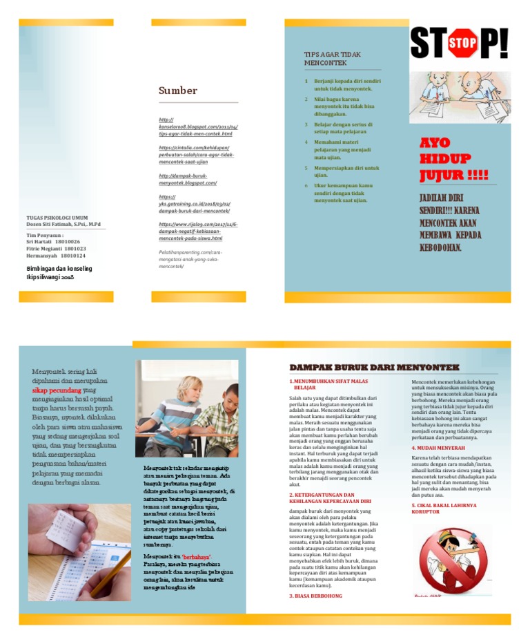 Stop Menyontek | PDF