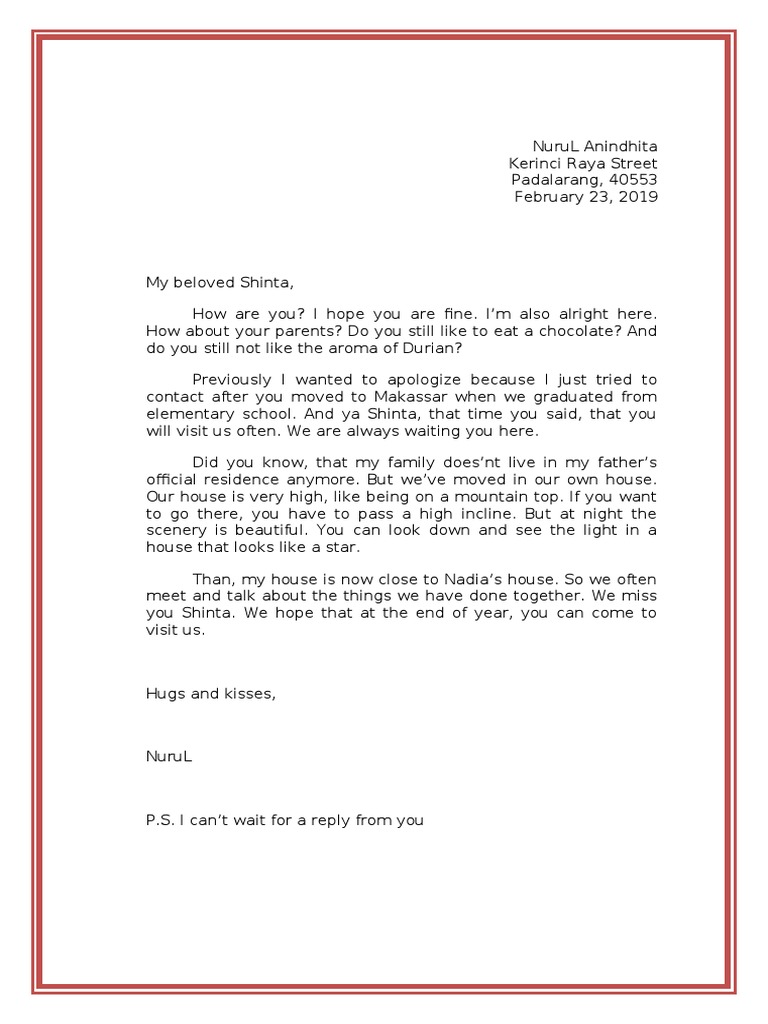 Personal Latter | PDF