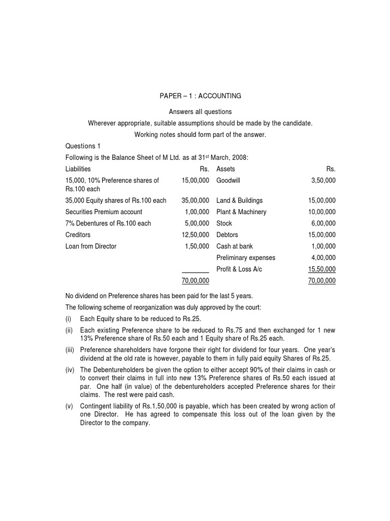 17269pe2 Sugg June09 1 PDF | PDF | Equity (Finance) | Debits And Credits