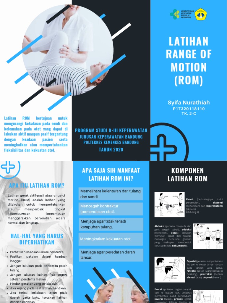 Leaflet Latihan Rom | PDF