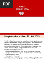 Edisi 1 PANDUAN LENGKAP PERHITUNGAN IMBALAN KERJA PSAK 24 PSAK 219 | PDF