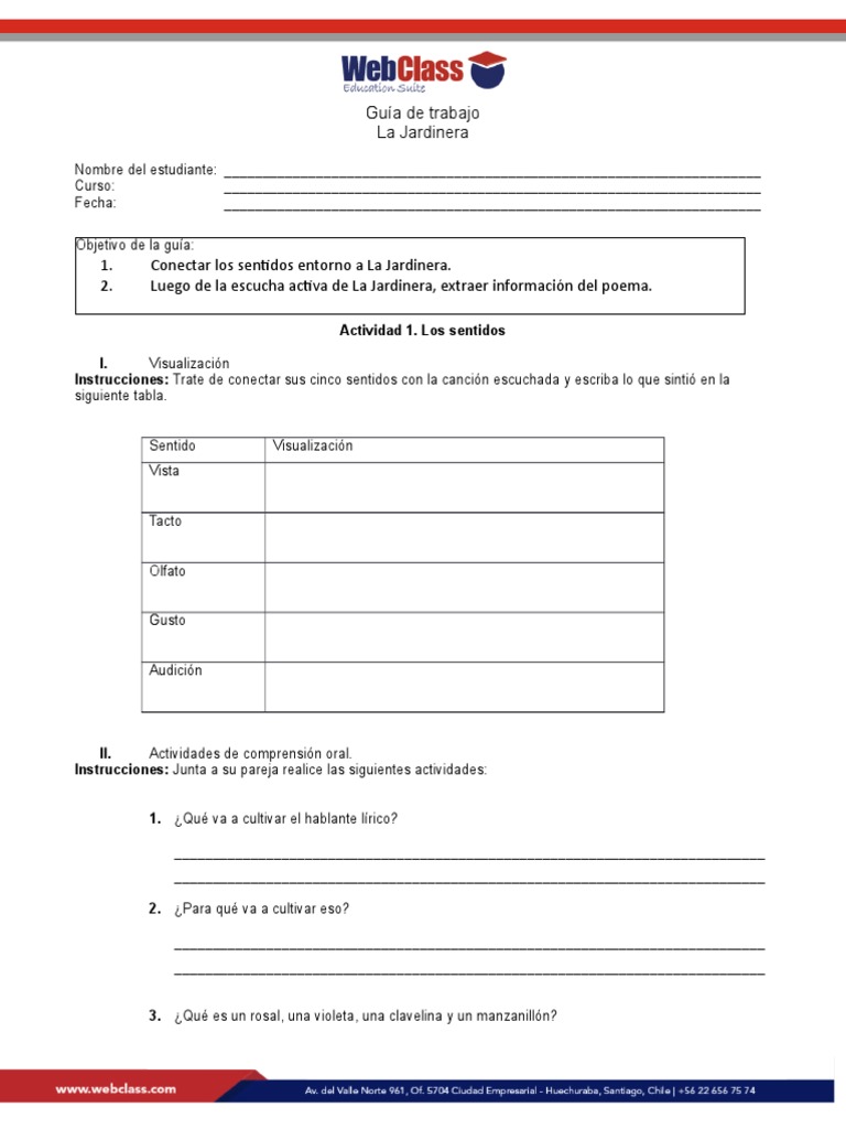 Conexión Sensorial con "La Jardinera" | PDF | Crecimiento personal y ...