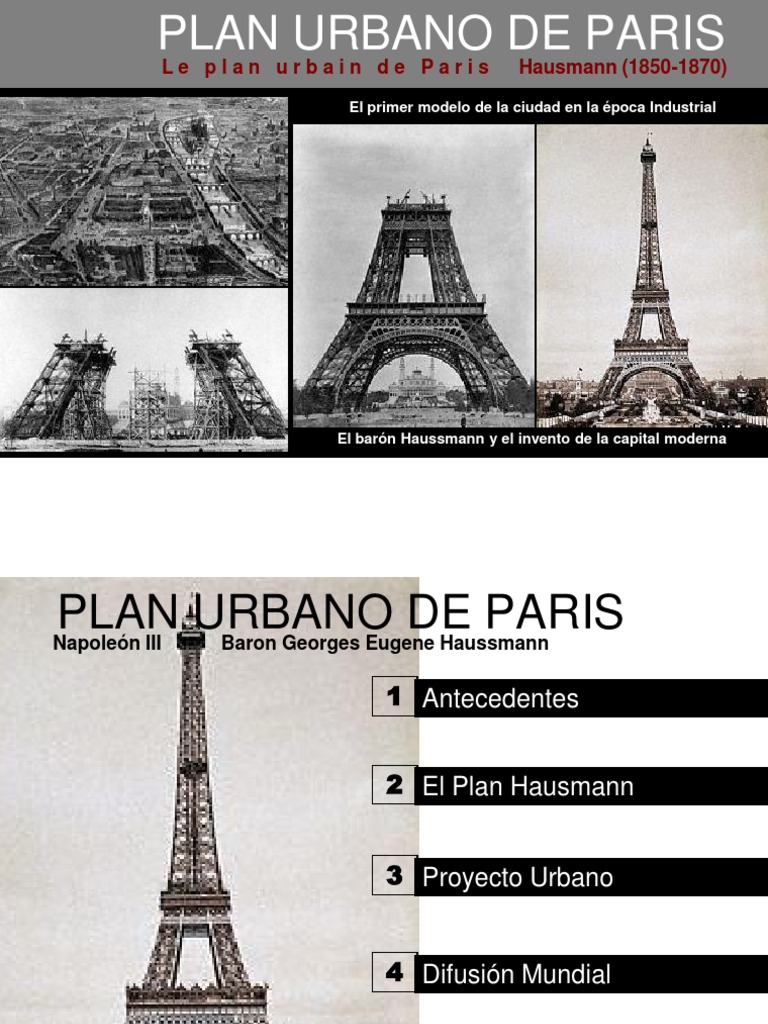 Plan Urbano de Paris | París | Urbanismo