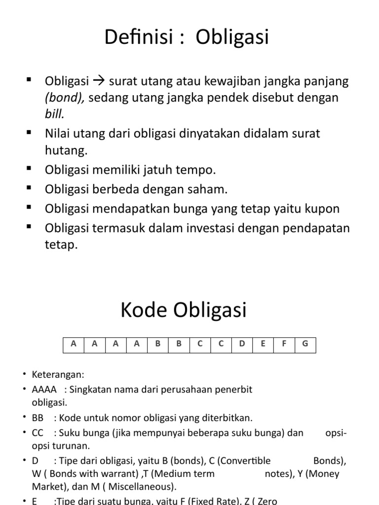 Obligasi | PDF
