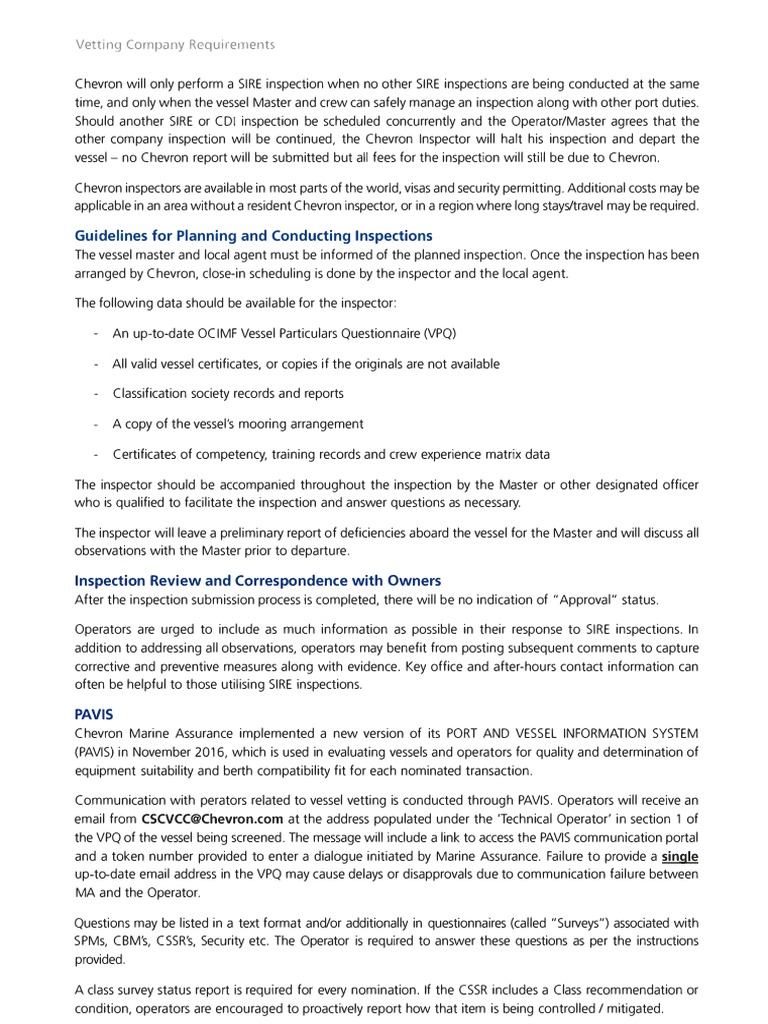 Guide To Vetting Proceed 2017 - Part81 PDF | PDF | Ships | Liquefied ...