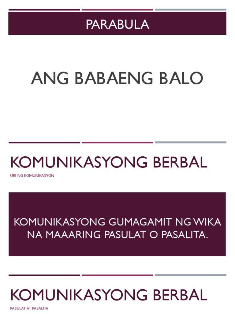 Ano Ang Halimbawa Ng Berbal Na Komunikasyon | bloganoang