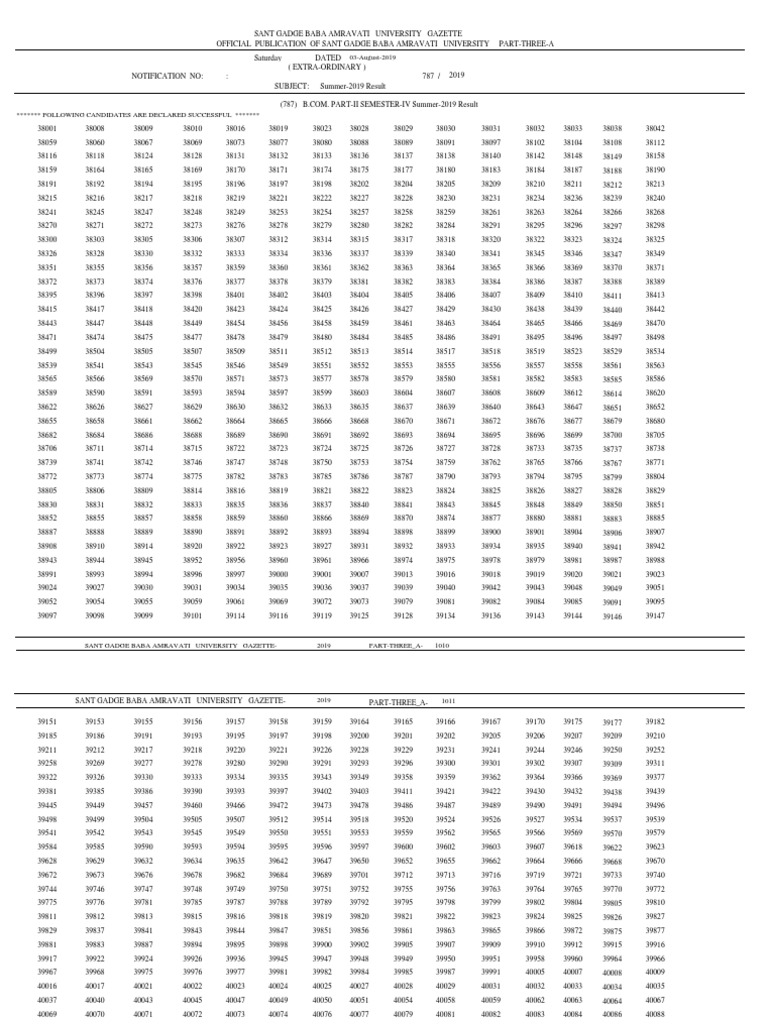 Examination PressNote 6 1604pr Bcom Sem4 s19 | PDF | Government | Learning