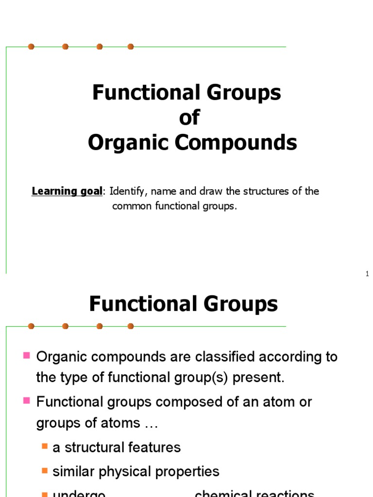 Functional Groups 4 | PDF | Ether | Ester