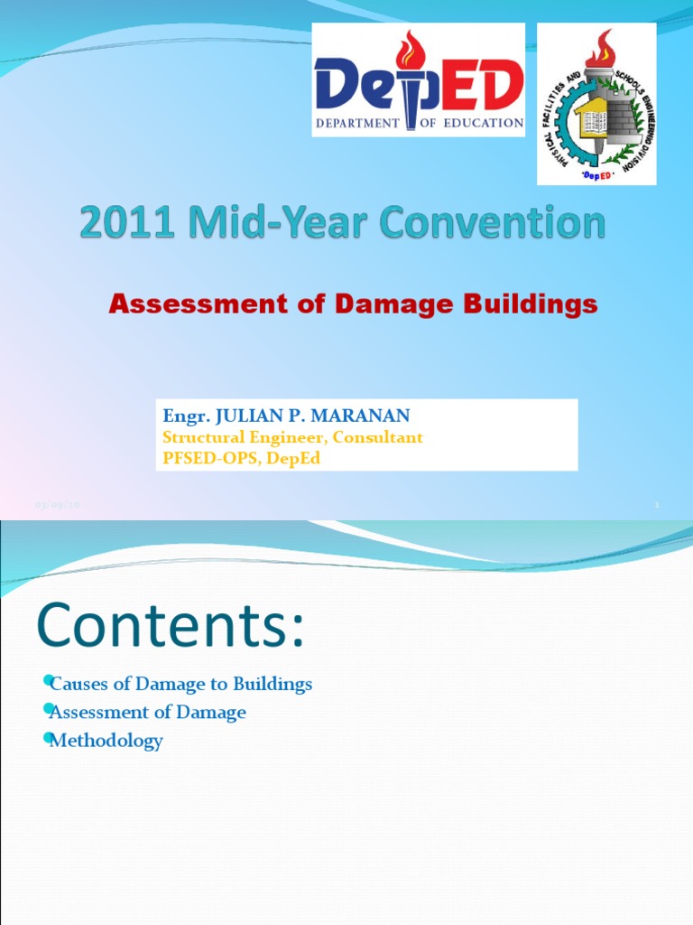 Assessment of Structural Integrity of The Building | PDF | Concrete ...