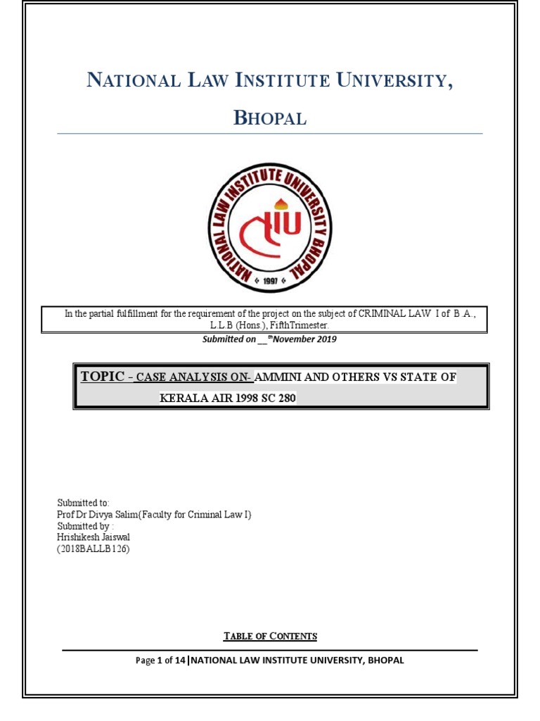 Criminal Law Case | PDF | Precedent | Crime & Violence