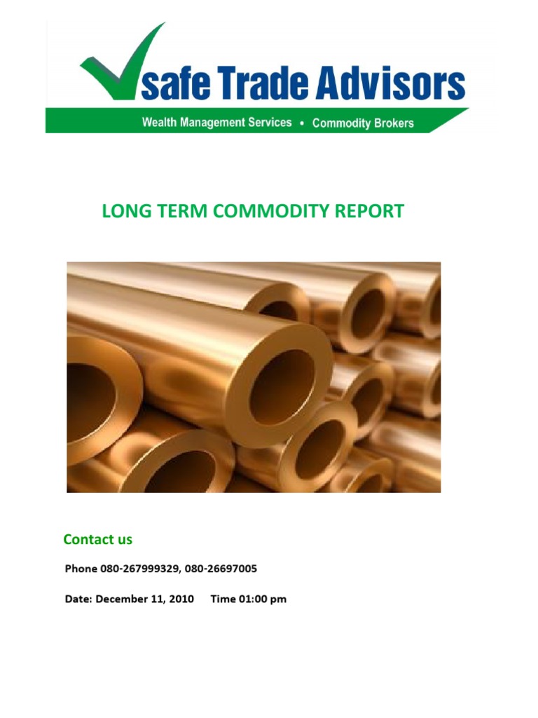 Long Term Commodity Report | PDF | Risk | Economies
