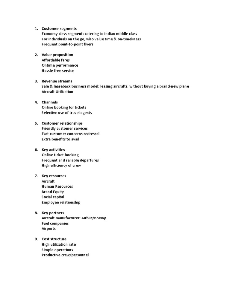 BMC Indigo | Download Free PDF | Business Model | Airbus