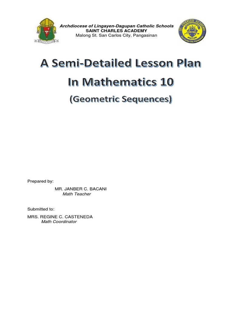 Geometric Sequence | PDF | Sequence | Geometry