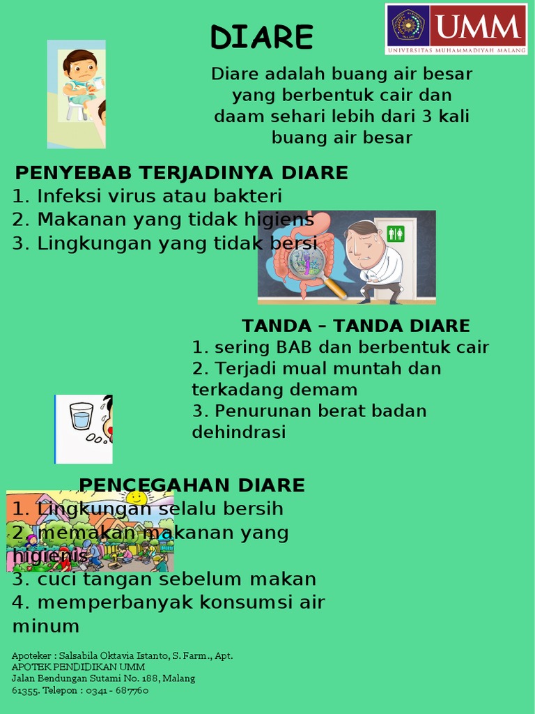 Brosur Diare | PDF | Kesehatan Holistik