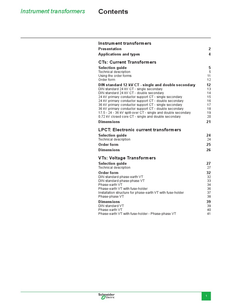 CT & VT | PDF | Transformer | Electric Power