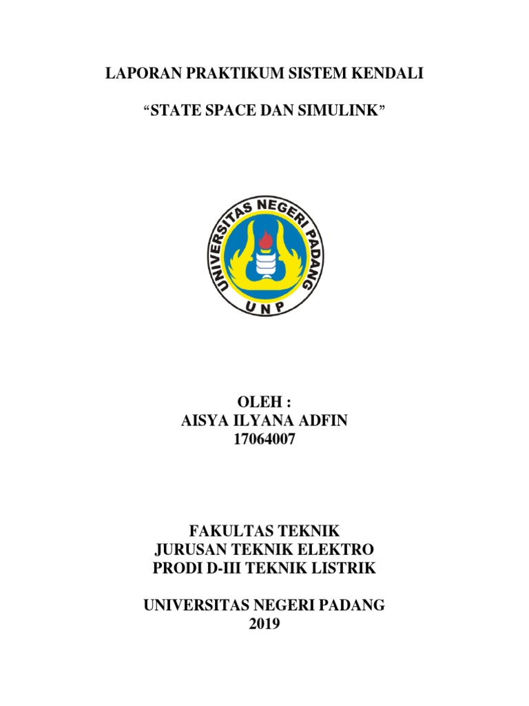State Space Dan Simulink 8 | PDF