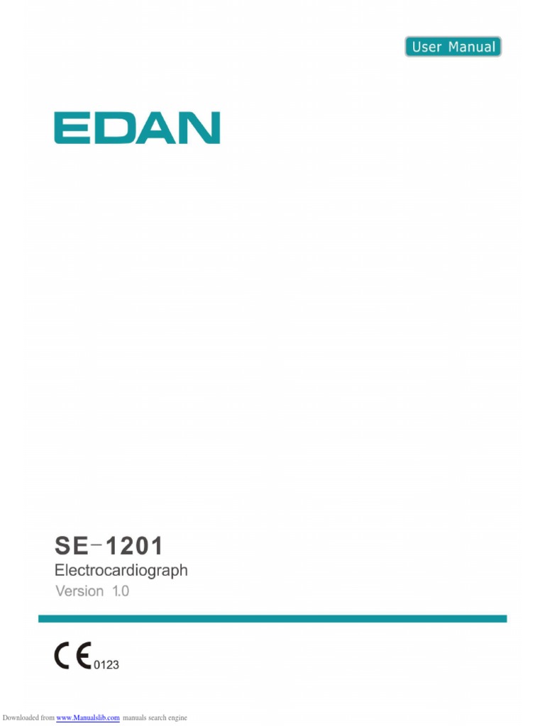 Se1201 PDF | PDF | Electrocardiography | Electrical Connector