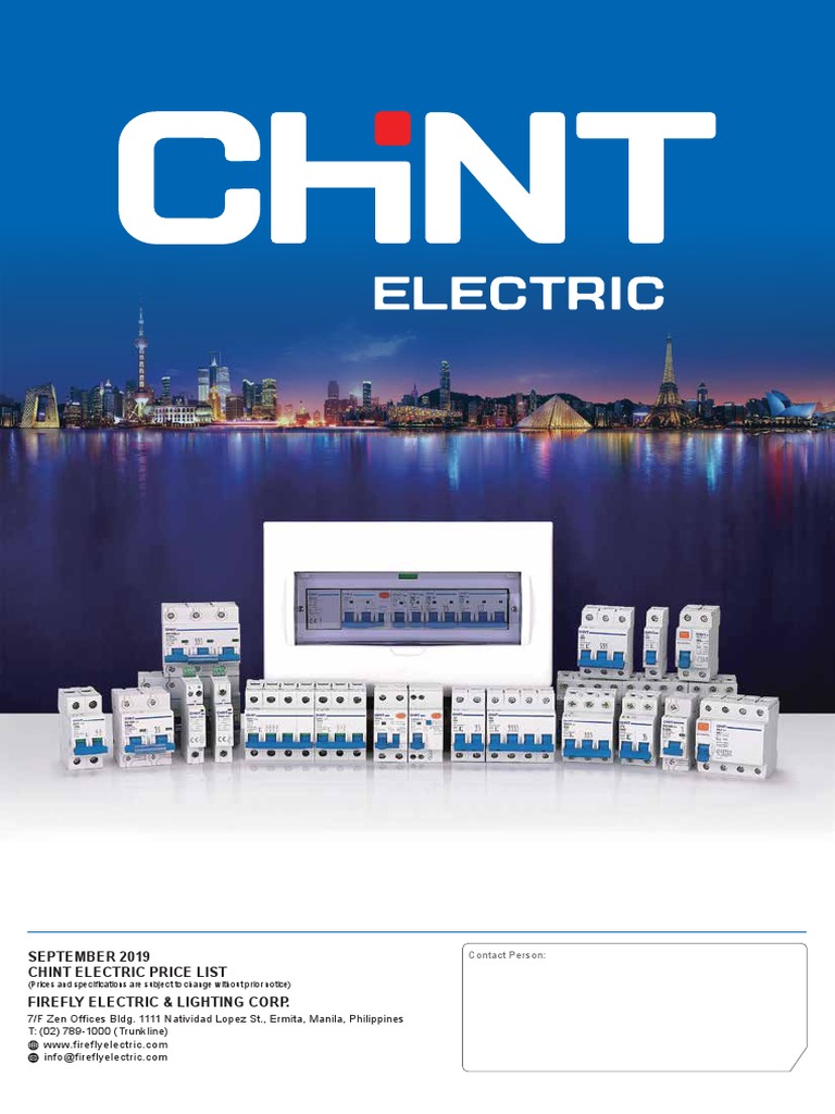 Price List Chint Electric SEPTEMBER 2019 Issue | PDF