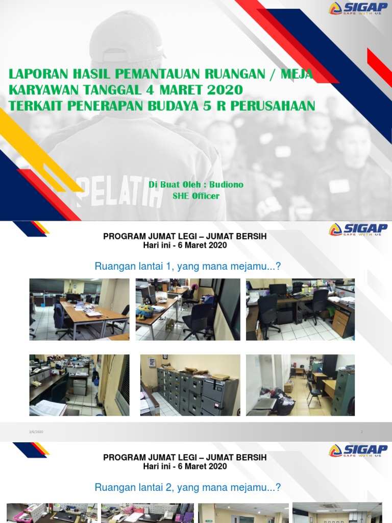 Laporan 5R & Program Jumat Bersih | PDF | Pengelolaan Keuangan & Uang