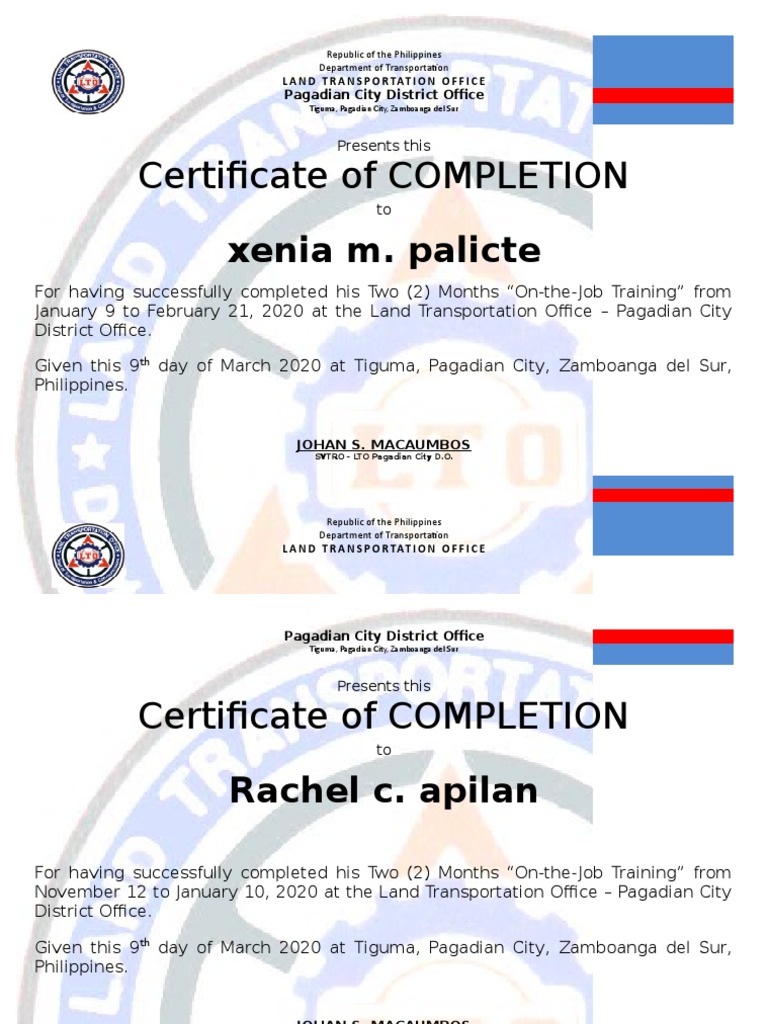 OJT App | PDF | Government Agencies | Economy Of The Philippines