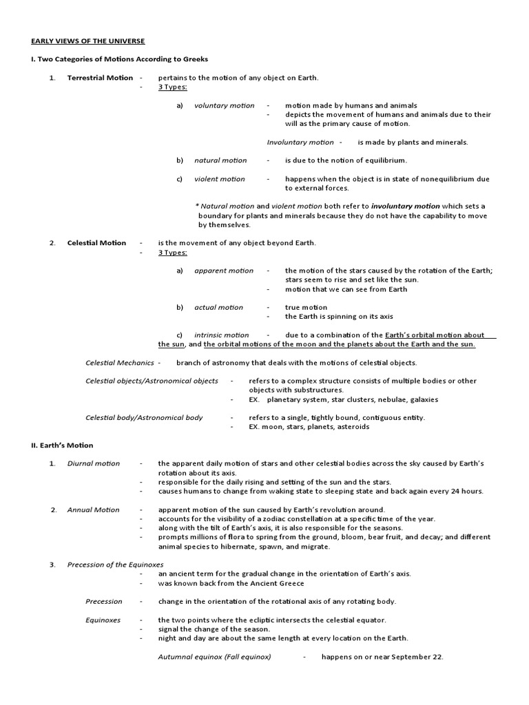 Motions in The Sky | PDF | Heliocentrism | Planets