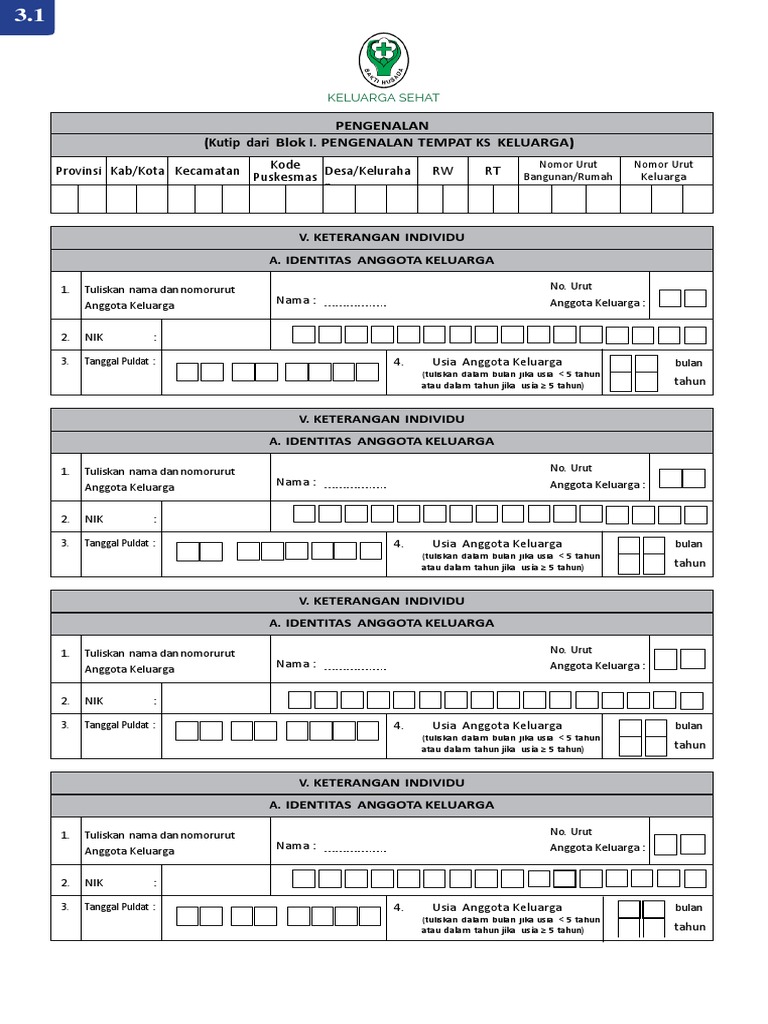 Kuesioner Pispk | PDF