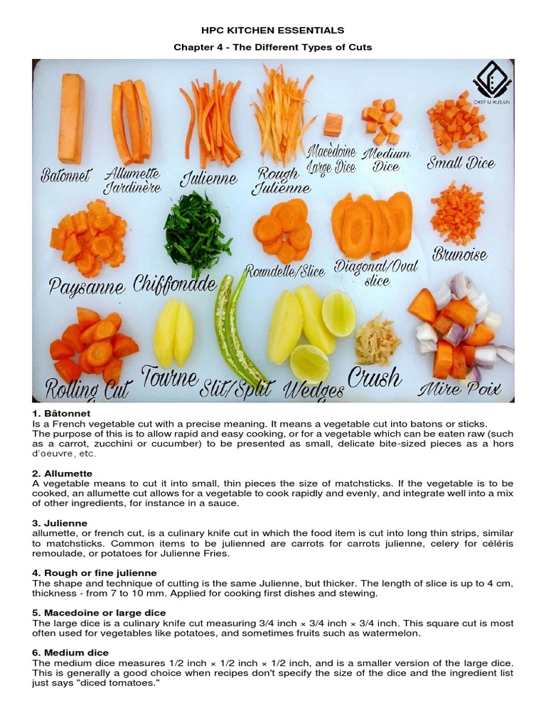 HPC Kitchen Essentials | PDF | Personal Protective Equipment | Mustard (Condiment)