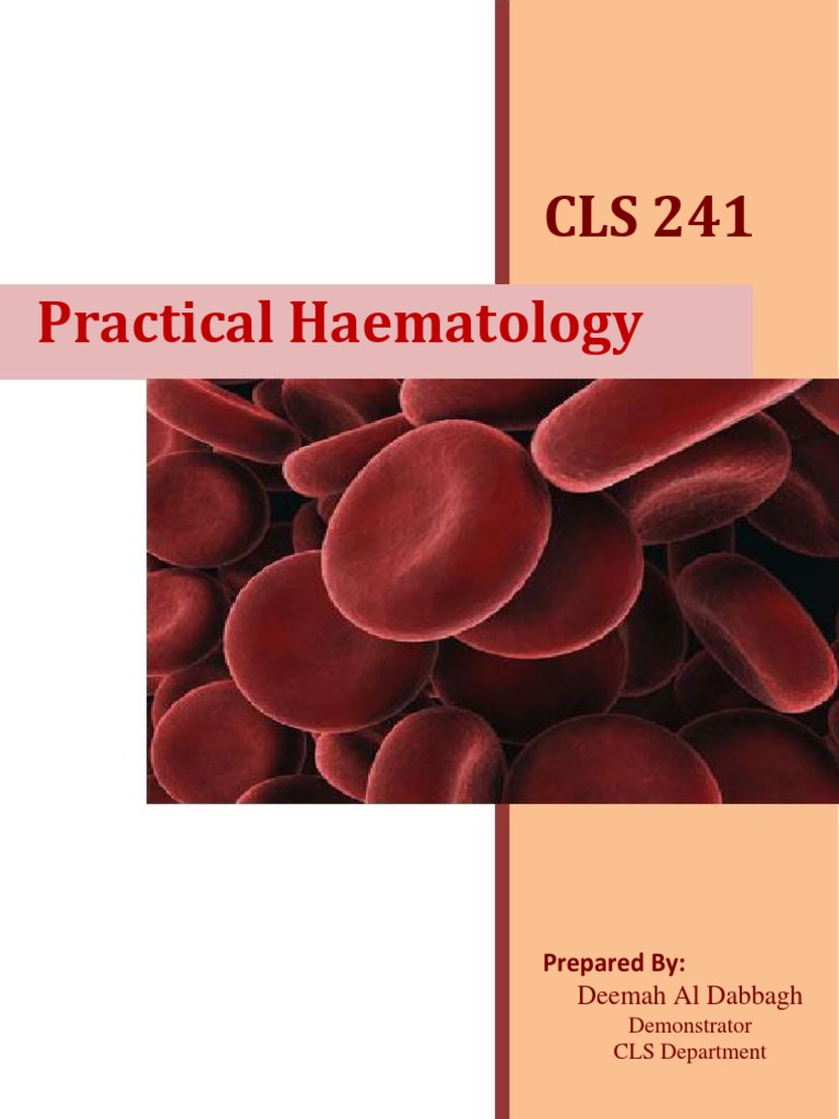 PDF Copy Haematology Laboratory Manual Cls 241 PDF | PDF | Anemia ...