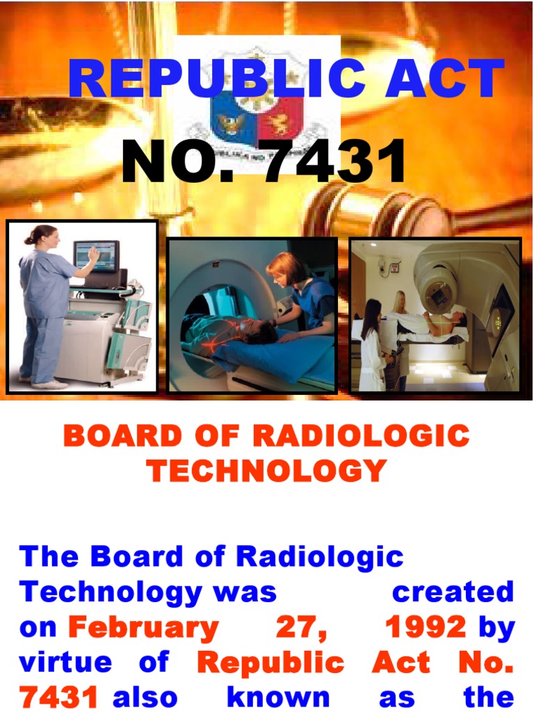 Ra 7431 PDF | PDF | Radiography | Radiology