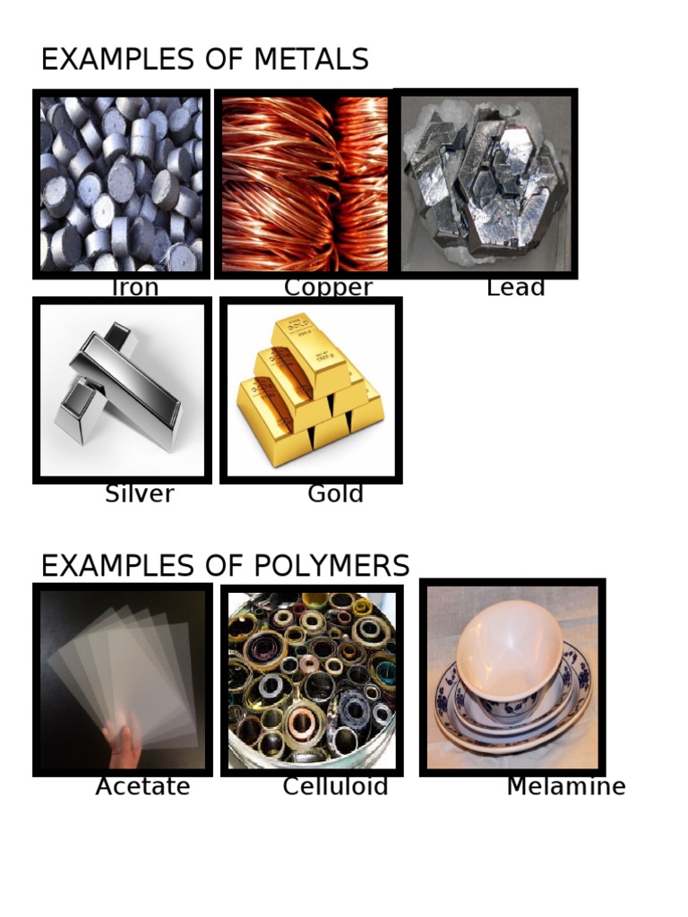 Examples of Metals | PDF