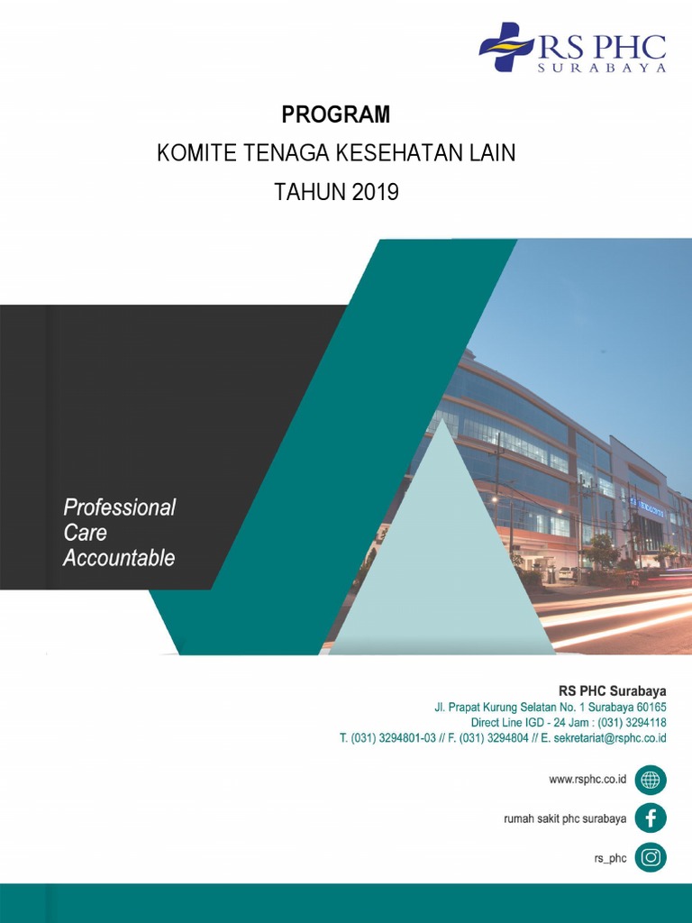 Program Kerja Tenaga Kesehatan Lain | PDF