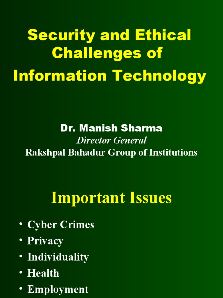 Ethical Challenges in IT Security | PDF | Security Hacker | Malware