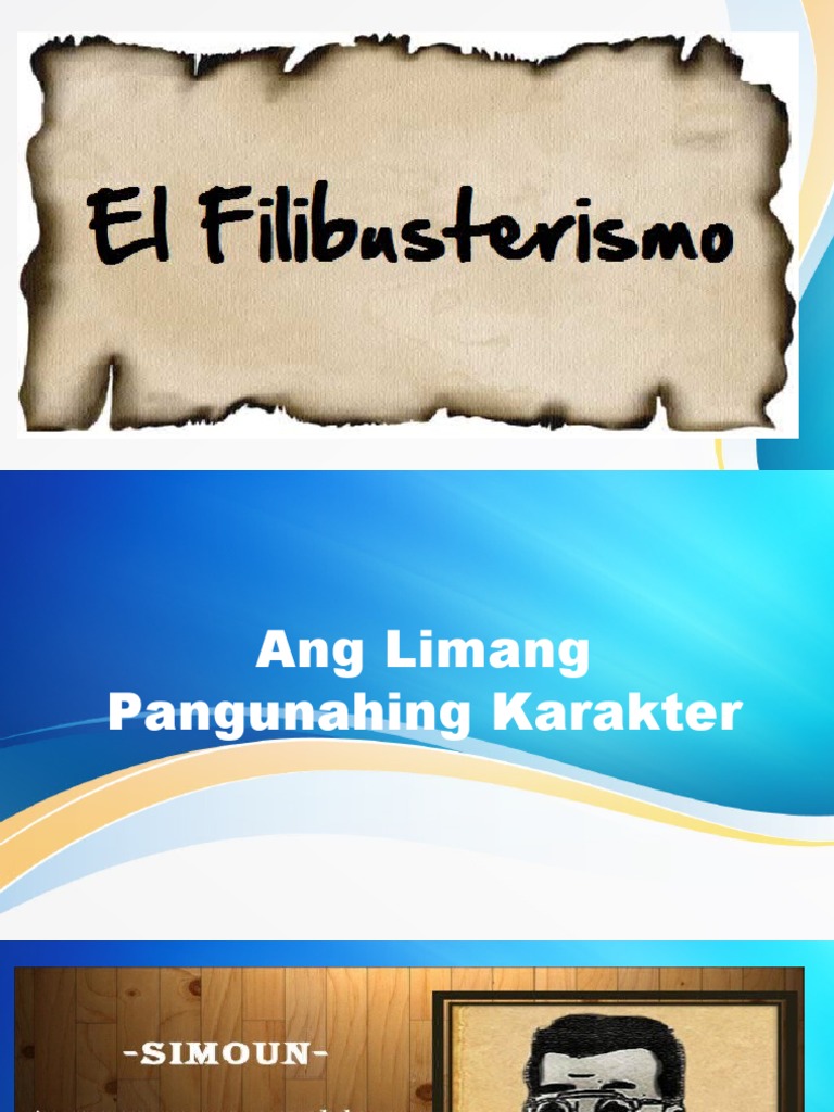 El Filibusterismo - Mga Tauhan | PDF