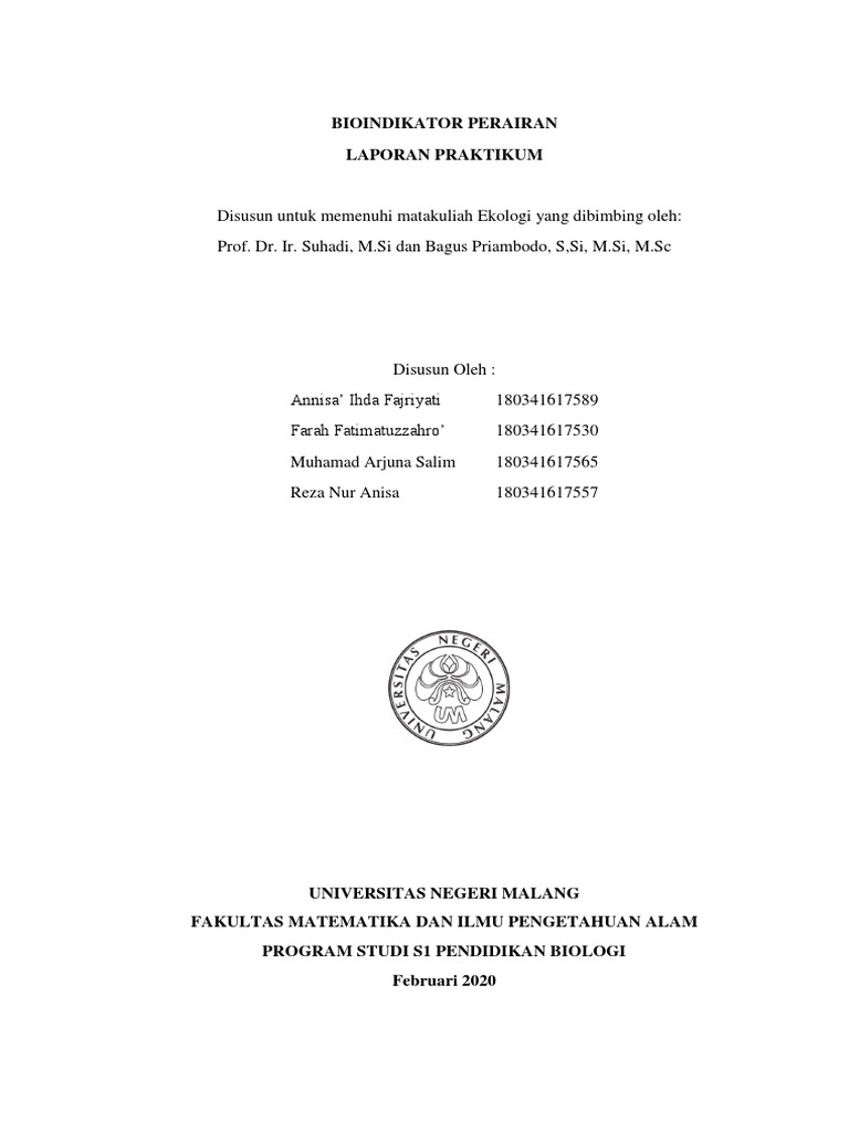 Bioindikator Perairan | PDF