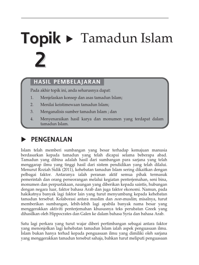 MPU3123 Topik 2 | PDF