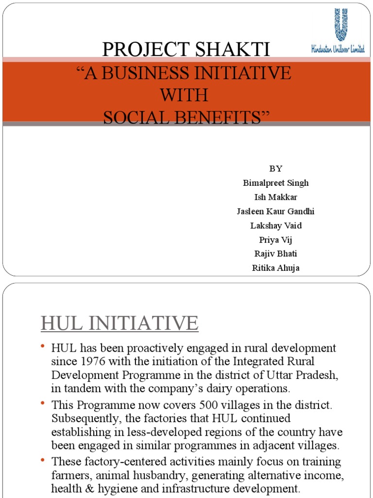 Unleashing Rural India's Potential: How Project Shakti is Empowering ...