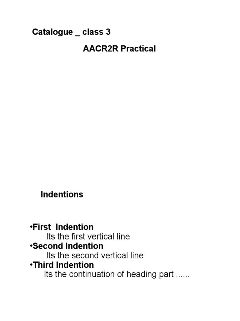Catalogue - Class 3 AACR2R Practical | PDF | Books | Library Science