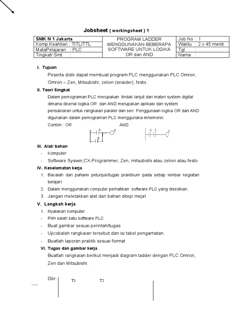 Jobsheet PLC FIX | PDF