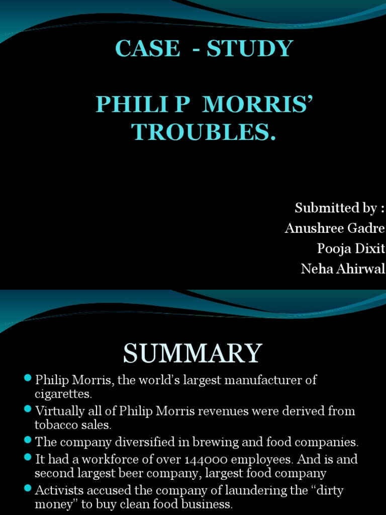 Philip Morris: Ethical Challenges & SWOT Analysis | PDF | Cigarette | Leaf