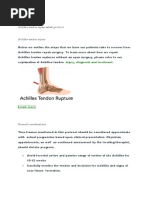 EHL Tendon Repair Rehab Protocol | PDF