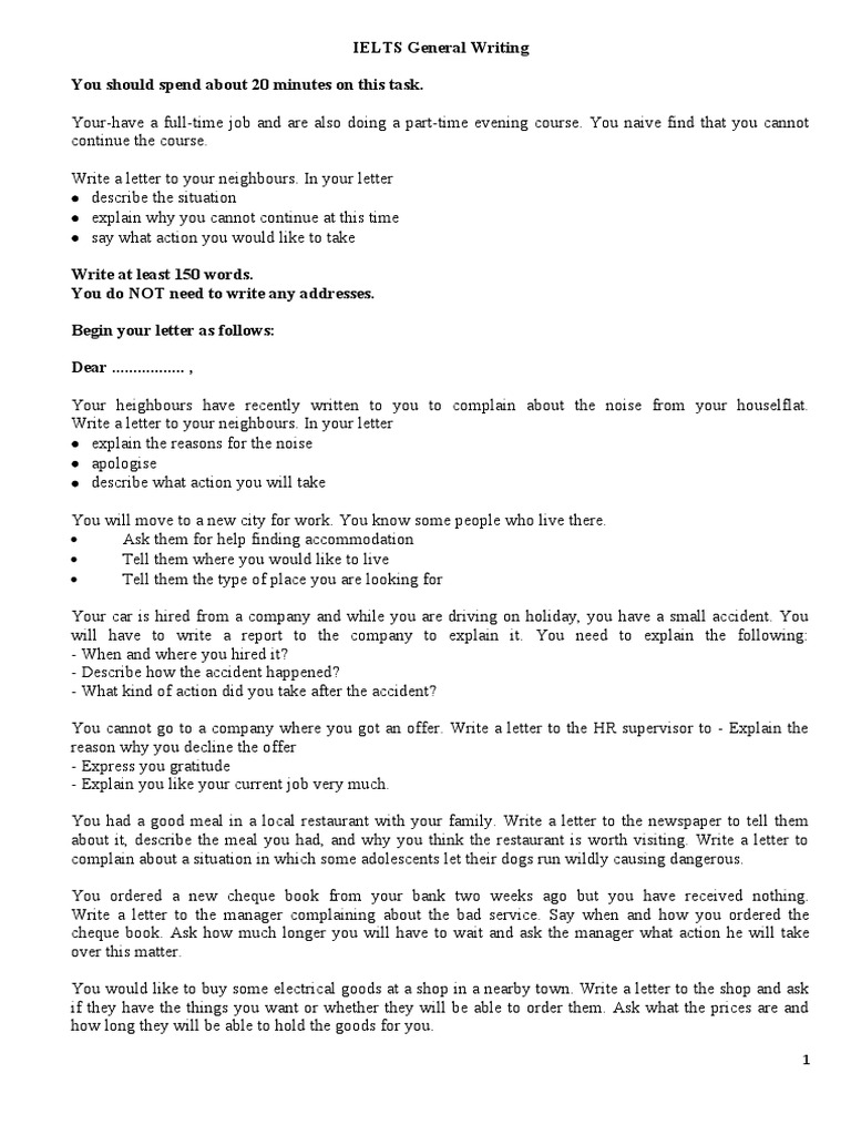 A Collection of Sample Letters Addressing a Wide Range of Personal and ...