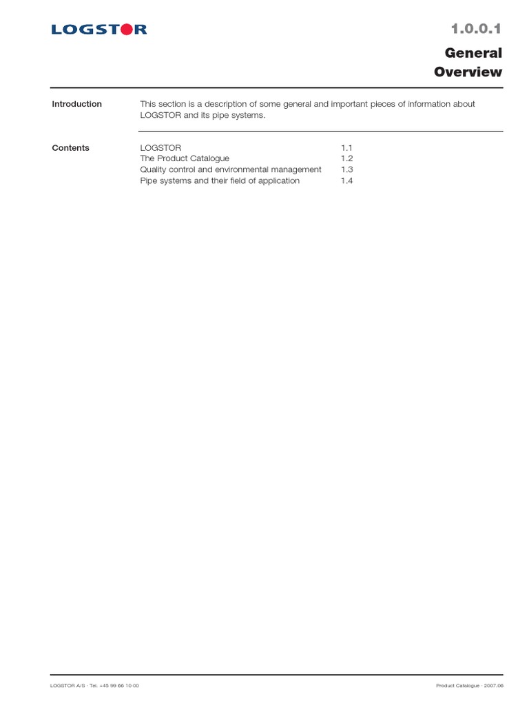 LOGSTOR Pipe Systems Guide | PDF | Pipe (Fluid Conveyance) | Thermal ...