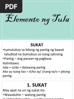 Mga Sangkap NG Tula | PDF