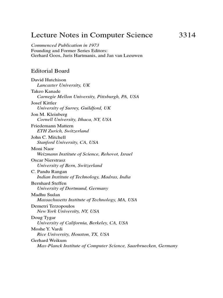 (Lecture Notes in Computer Science 3314) Pierluigi Amodio, Ivonne Sgura ...