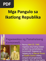 Mga Patakaran at Programa Ni Pangulong Ferdinand E. Marcos: (Disyembre ...