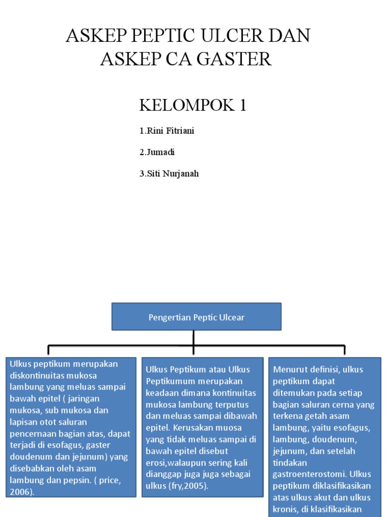 ASKEP PEPTIC ULCER DAN Ca Gaster | PDF