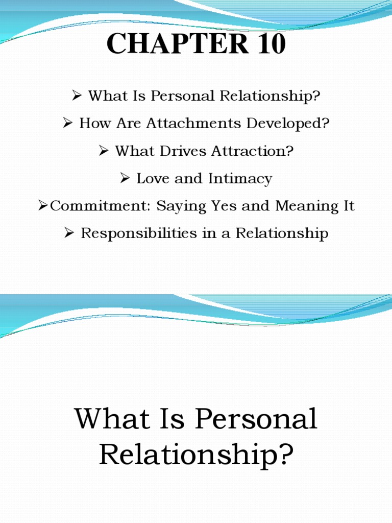 Understanding Relationships: An Analysis of the Factors that Develop ...