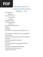 Radio Broadcasting Tagalog Script | PDF