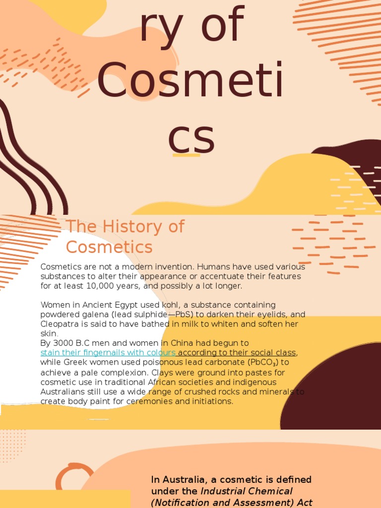 The Chemistry of Cosmetics | PDF | Cosmetics | Emulsion