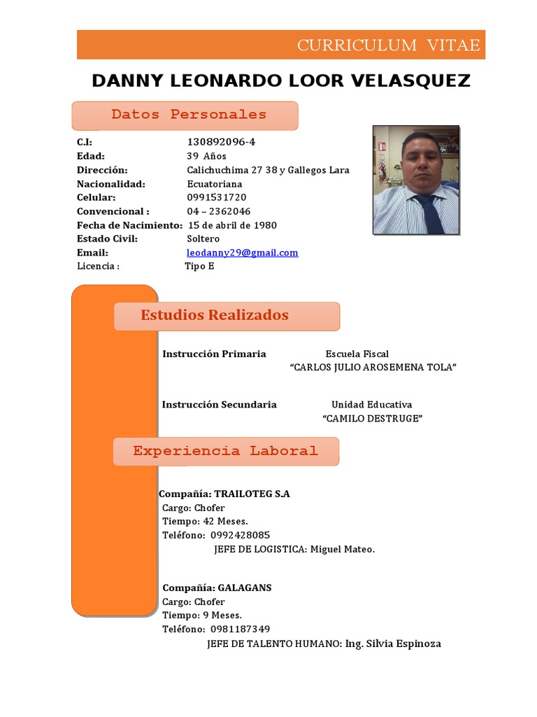 Curriculum Leonardo 2019 | PDF